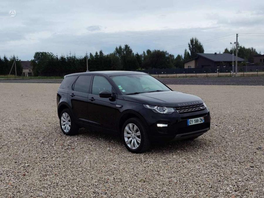Черный Ленд Ровер Discovery Sport 2018 в Таураге, объемом двигателя 2.00 л и пробегом 149 тыс. км за 9700 €, фото 3 на AUTOMOTO.COM.LV