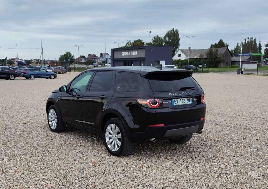 Черный Ленд Ровер Discovery Sport 2018 в Таураге, объемом двигателя 2.00 л и пробегом 149 тыс. км за 9700 €, фото 6 на AUTOMOTO.COM.LV