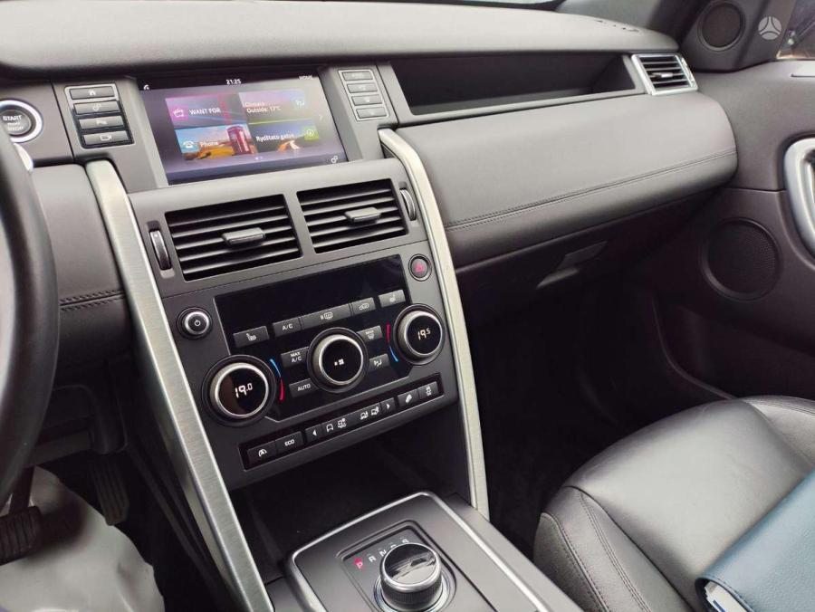 Черный Ленд Ровер Discovery Sport 2018 в Таураге, объемом двигателя 2.00 л и пробегом 149 тыс. км за 9700 €, фото 10 на AUTOMOTO.COM.LV