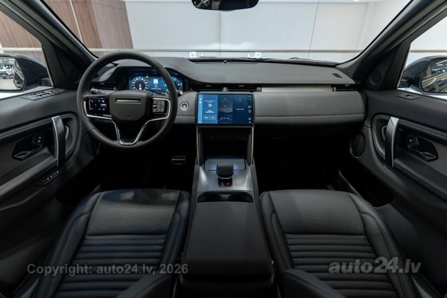Black Land Rover Discovery Sport 2026 in Tallinn, with an engine capacity of 2.00 L and mileage of 0 thousand km for 64400 €, photo 12 on AUTOMOTO.COM.LV