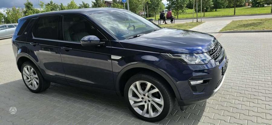 Синий Ленд Ровер Discovery Sport 2016 в Шяуляй, объемом двигателя 2.18 л и пробегом 175 тыс. км за 11950 €, фото 3 на AUTOMOTO.COM.LV