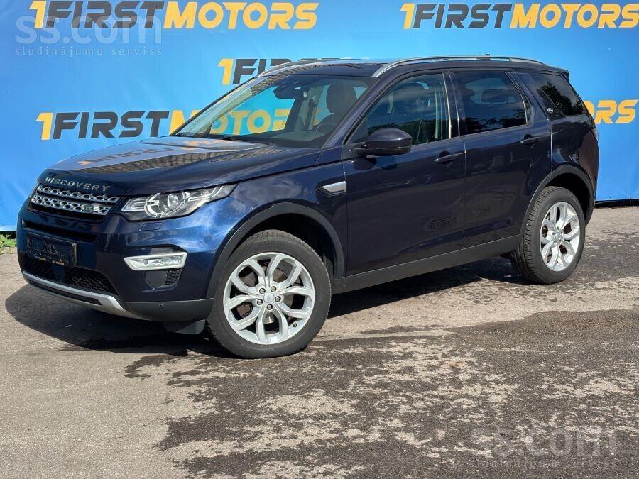 Blue Land Rover Discovery Sport 2016 in Riga, with an engine capacity of 2.00 L and mileage of 156 thousand km for 10450 €, photo 1 on AUTOMOTO.COM.LV