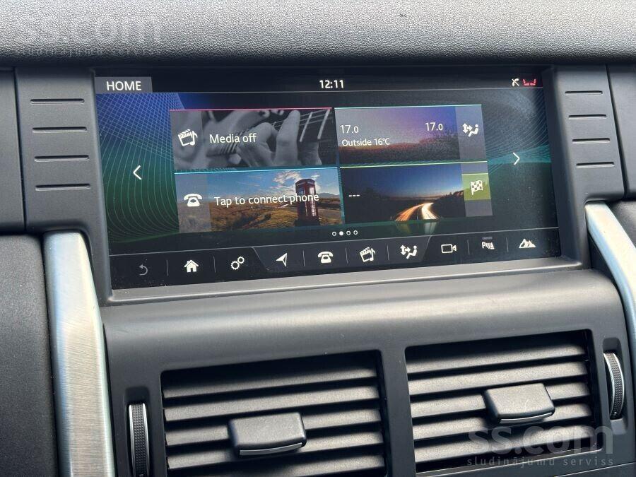 Blue Land Rover Discovery Sport 2016 in Riga, with an engine capacity of 2.00 L and mileage of 156 thousand km for 10450 €, photo 16 on AUTOMOTO.COM.LV