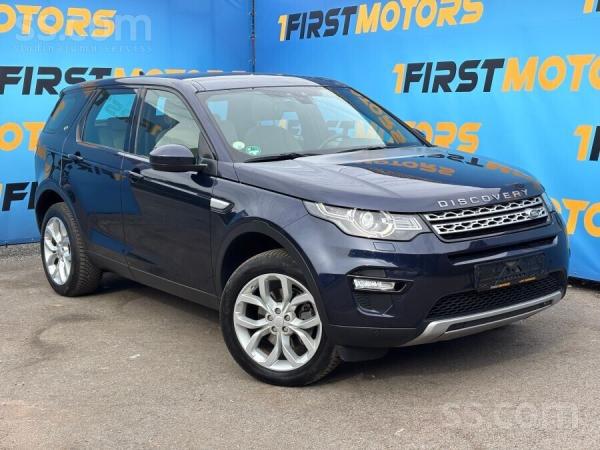 Blue Land Rover Discovery Sport 2017 in Riga, with an engine capacity of 2.00 L and mileage of 164 thousand km for 10650 €, photo 6 on AUTOMOTO.COM.LV