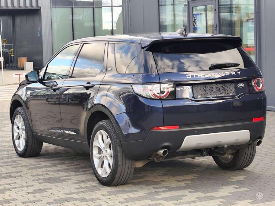 Zils Land Rover Discovery Sport 2019 Šauļi, ar dzinēja tilpumu 2.00 L un nobraukumu 170 tūkst. km par 13400 €, foto 6 vietnē AUTOMOTO.COM.LV