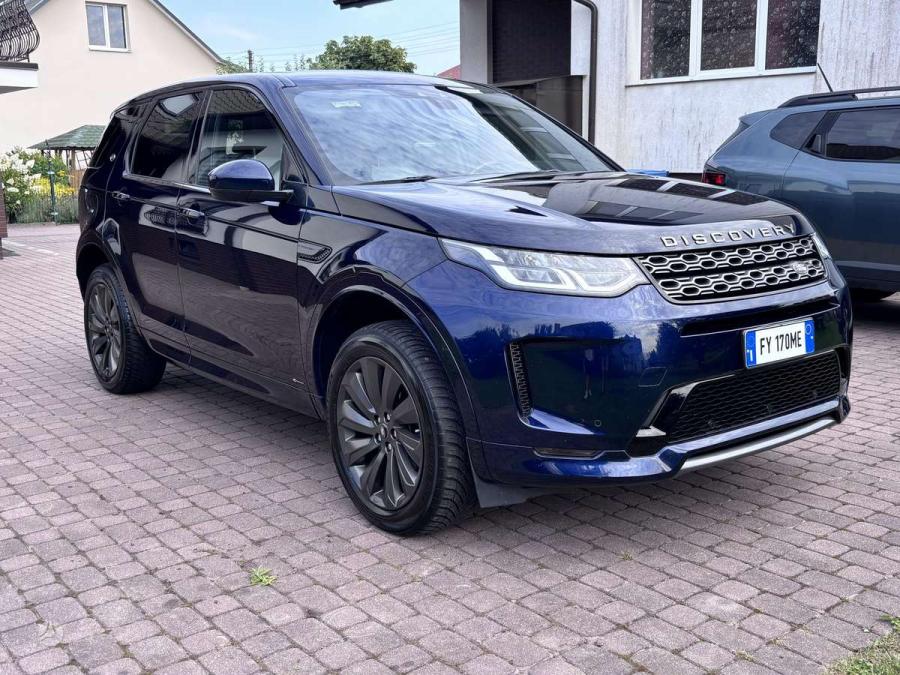 Blue Land Rover Discovery Sport 2020 in Gargzdai, with an engine capacity of 2.00 L and mileage of 120 thousand km for 13999 €, photo 1 on AUTOMOTO.COM.LV