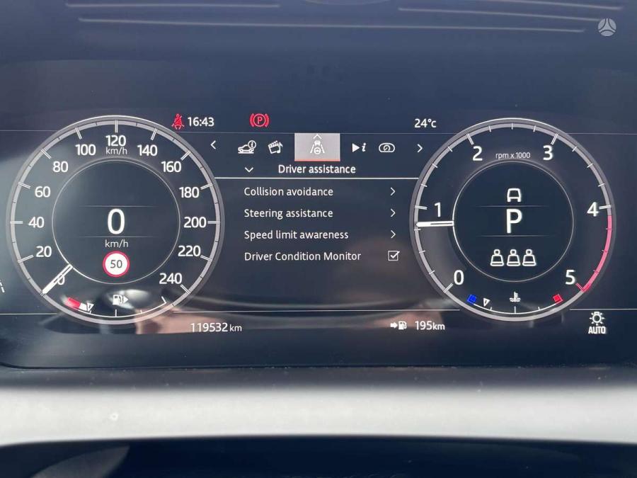 Blue Land Rover Discovery Sport 2020 in Gargzdai, with an engine capacity of 2.00 L and mileage of 120 thousand km for 13999 €, photo 20 on AUTOMOTO.COM.LV