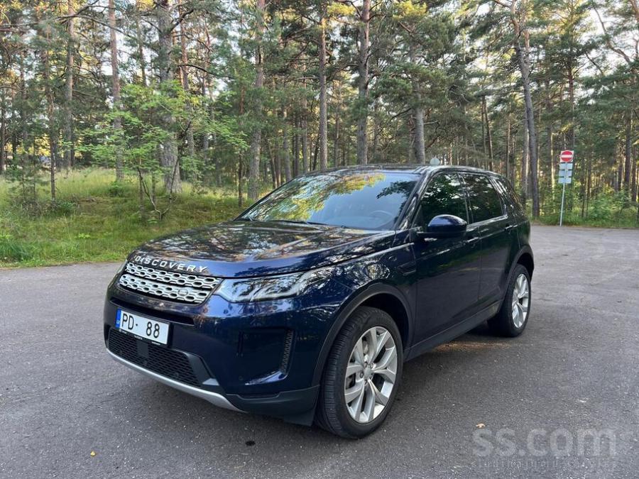 Zils Land Rover Discovery Sport 2022 Rīga, ar dzinēja tilpumu 2.00 L un nobraukumu 60 tūkst. km par 28900 €, foto 1 vietnē AUTOMOTO.COM.LV