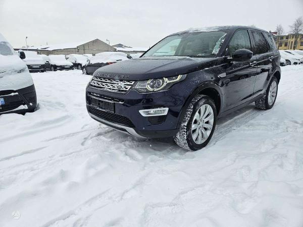 Zils Land Rover Discovery Sport 2016 Tauragė, ar dzinēja tilpumu 2.00 L un nobraukumu 198 tūkst. km par 8599 €, foto 1 vietnē AUTOMOTO.COM.LV