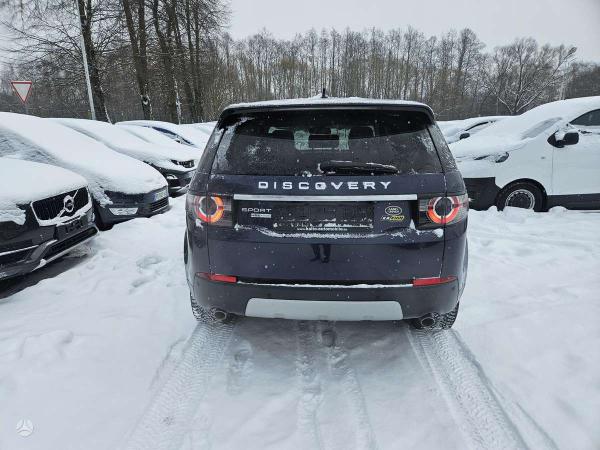 Zils Land Rover Discovery Sport 2016 Tauragė, ar dzinēja tilpumu 2.00 L un nobraukumu 198 tūkst. km par 8599 €, foto 6 vietnē AUTOMOTO.COM.LV