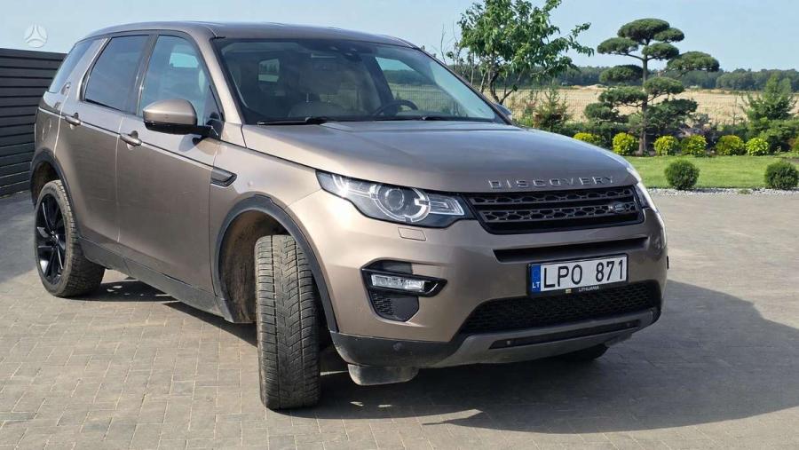 Коричневый Ленд Ровер Discovery Sport 2015 в Паневежис, объемом двигателя 2.18 л и пробегом 283 тыс. км за 11300 €, фото 1 на AUTOMOTO.COM.LV