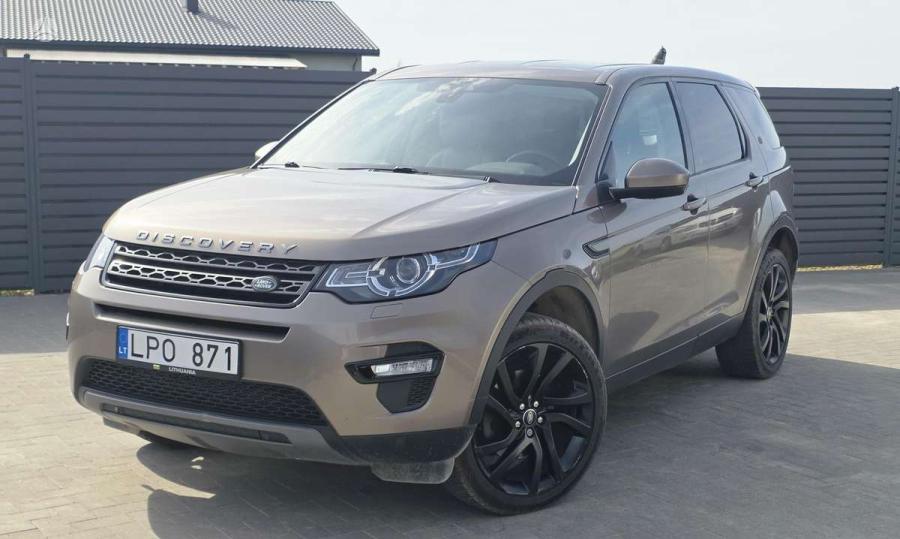 Коричневый Ленд Ровер Discovery Sport 2015 в Паневежис, объемом двигателя 2.18 л и пробегом 283 тыс. км за 11300 €, фото 4 на AUTOMOTO.COM.LV
