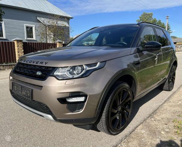 Brūns Land Rover Discovery Sport 2015 Birštonas, ar dzinēja tilpumu 2.18 L un nobraukumu 235 tūkst. km par 12650 €, foto 1 vietnē AUTOMOTO.COM.LV
