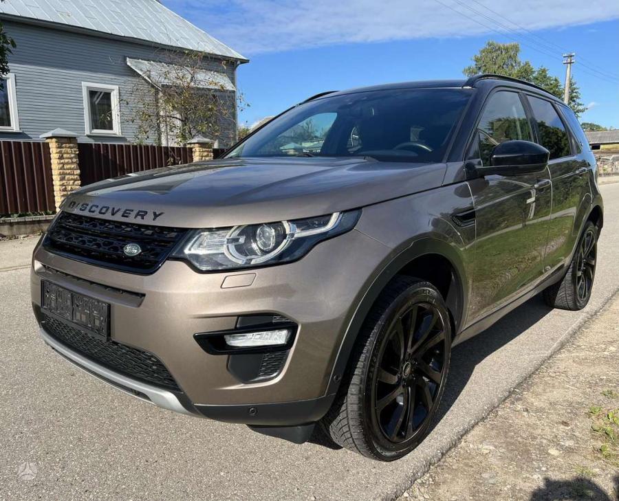 Brūns Land Rover Discovery Sport 2015 Birštonas, ar dzinēja tilpumu 2.18 L un nobraukumu 235 tūkst. km par 12650 €, foto 1 vietnē AUTOMOTO.COM.LV