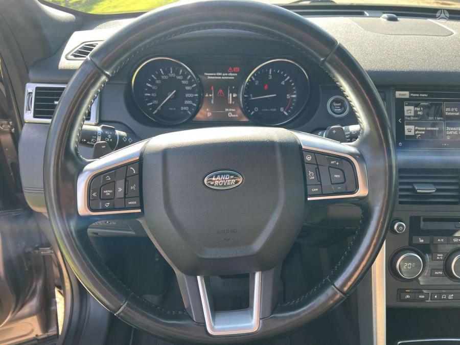 Brūns Land Rover Discovery Sport 2015 Birštonas, ar dzinēja tilpumu 2.18 L un nobraukumu 235 tūkst. km par 12650 €, foto 10 vietnē AUTOMOTO.COM.LV
