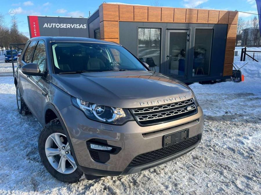 Brūns Land Rover Discovery Sport 2016 Kauņa, ar dzinēja tilpumu 2.00 L un nobraukumu 136 tūkst. km par 10450 €, foto 2 vietnē AUTOMOTO.COM.LV