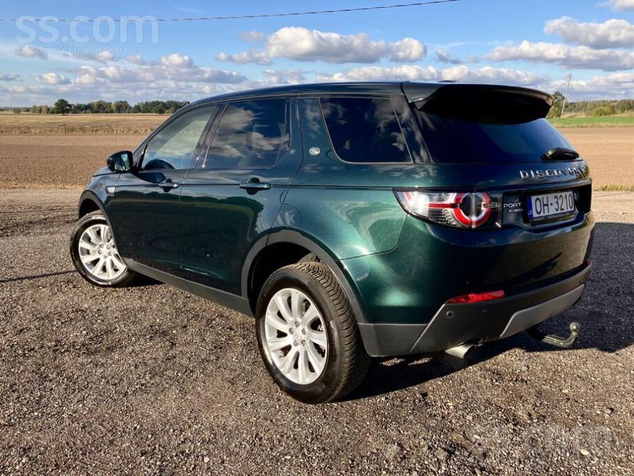 Zaļš Land Rover Discovery Sport 2015 Talsi, ar dzinēja tilpumu 2.20 L un nobraukumu 213 tūkst. km par 13500 €, foto 6 vietnē AUTOMOTO.COM.LV