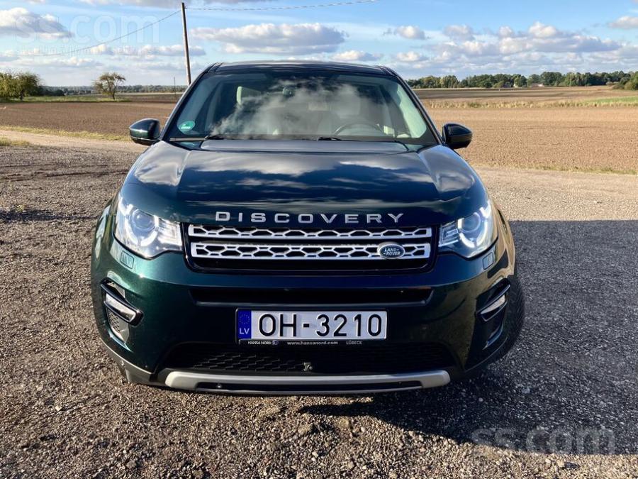 Zaļš Land Rover Discovery Sport 2015 Talsi, ar dzinēja tilpumu 2.20 L un nobraukumu 213 tūkst. km par 13500 €, foto 9 vietnē AUTOMOTO.COM.LV