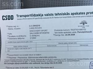 Zaļš Land Rover Discovery Sport 2015 Talsi, ar dzinēja tilpumu 2.20 L un nobraukumu 213 tūkst. km par 13500 €, foto 27 vietnē AUTOMOTO.COM.LV
