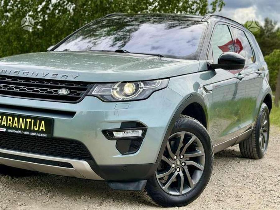 Green Land Rover Discovery Sport 2015 in Siauliai, with an engine capacity of 2.18 L and mileage of 191 thousand km for 14550 €, photo 17 on AUTOMOTO.COM.LV
