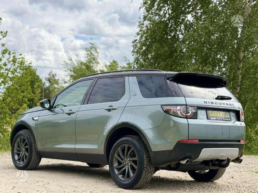 Zaļš Land Rover Discovery Sport 2015 Šauļi, ar dzinēja tilpumu 2.18 L un nobraukumu 191 tūkst. km par 14550 €, foto 4 vietnē AUTOMOTO.COM.LV