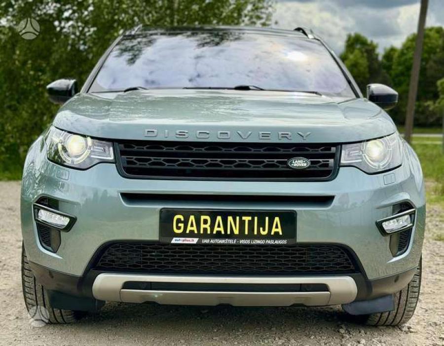 Zaļš Land Rover Discovery Sport 2015 Šauļi, ar dzinēja tilpumu 2.18 L un nobraukumu 191 tūkst. km par 14550 €, foto 6 vietnē AUTOMOTO.COM.LV