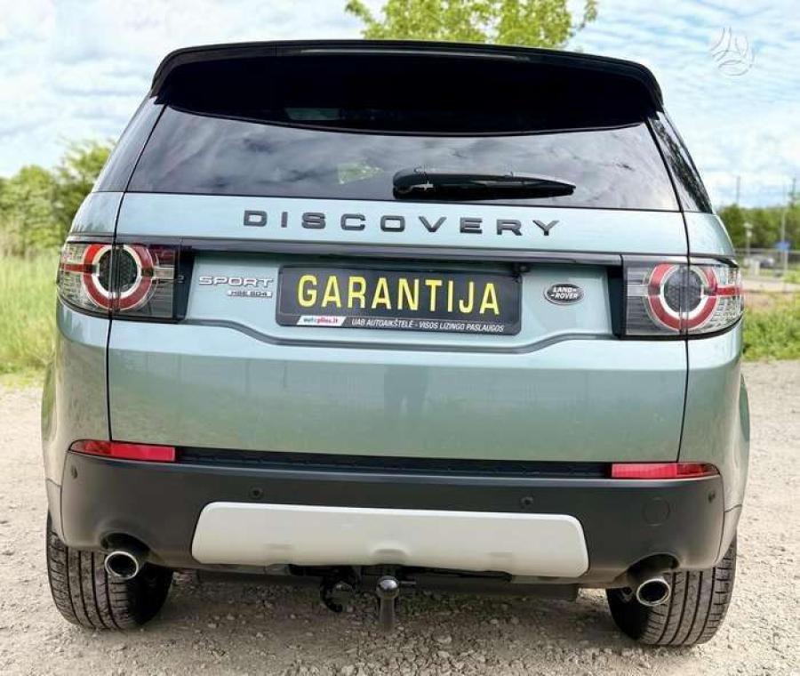 Zaļš Land Rover Discovery Sport 2015 Šauļi, ar dzinēja tilpumu 2.18 L un nobraukumu 191 tūkst. km par 14550 €, foto 7 vietnē AUTOMOTO.COM.LV