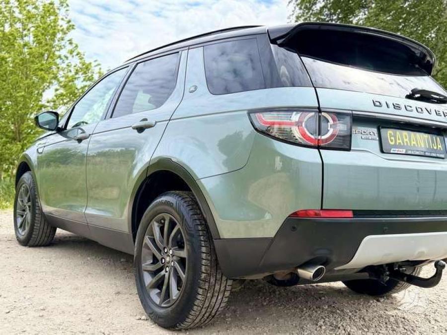 Zaļš Land Rover Discovery Sport 2015 Šauļi, ar dzinēja tilpumu 2.18 L un nobraukumu 191 tūkst. km par 14550 €, foto 8 vietnē AUTOMOTO.COM.LV