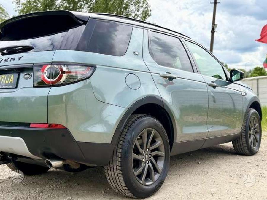 Zaļš Land Rover Discovery Sport 2015 Šauļi, ar dzinēja tilpumu 2.18 L un nobraukumu 191 tūkst. km par 14550 €, foto 9 vietnē AUTOMOTO.COM.LV
