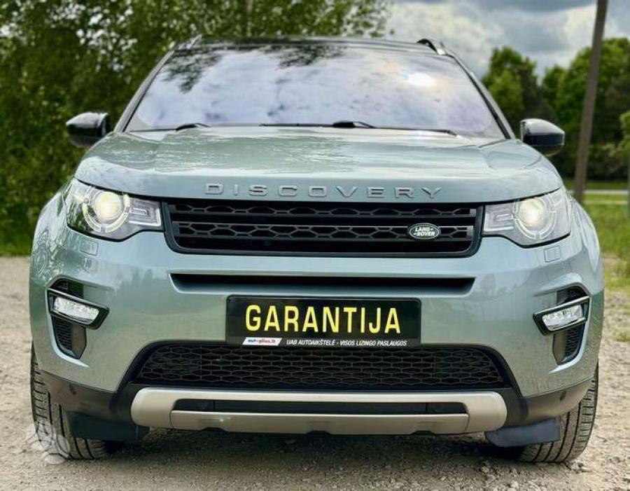 Green Land Rover Discovery Sport 2015 in Siauliai, with an engine capacity of 2.18 L and mileage of 191 thousand km for 14550 €, photo 1 on AUTOMOTO.COM.LV