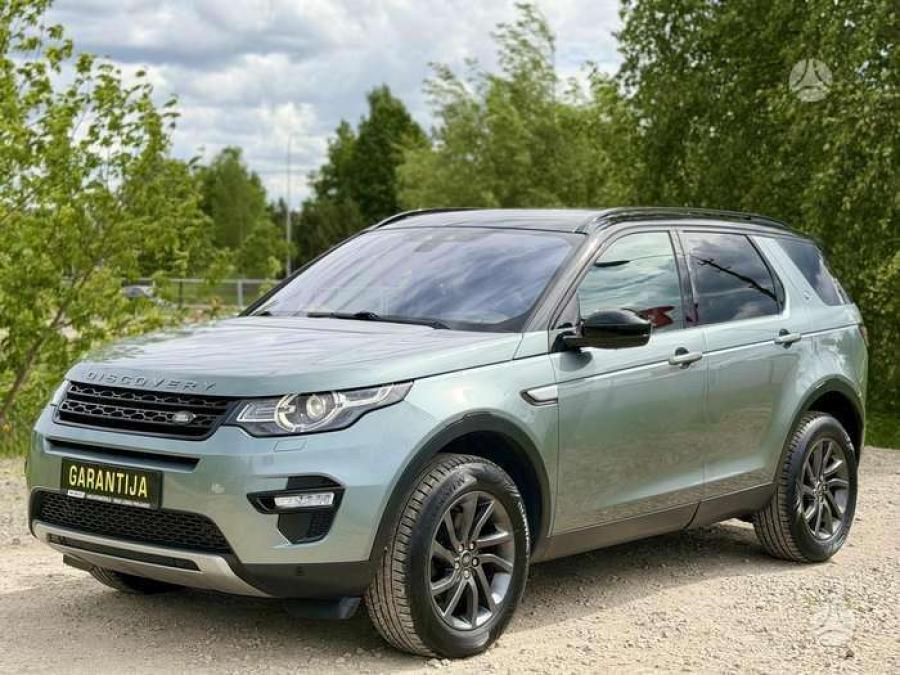 Green Land Rover Discovery Sport 2015 in Siauliai, with an engine capacity of 2.18 L and mileage of 191 thousand km for 14550 €, photo 19 on AUTOMOTO.COM.LV