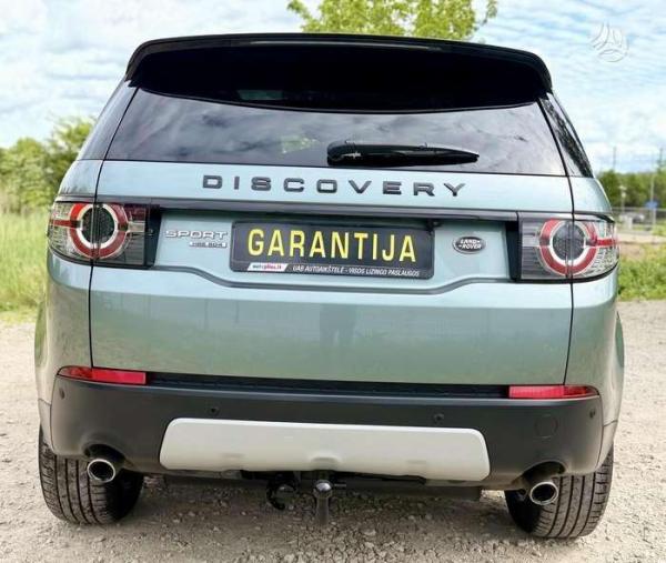 Zaļš Land Rover Discovery Sport 2015 Šauļi, ar dzinēja tilpumu 2.18 L un nobraukumu 191 tūkst. km par 14550 €, foto 6 vietnē AUTOMOTO.COM.LV