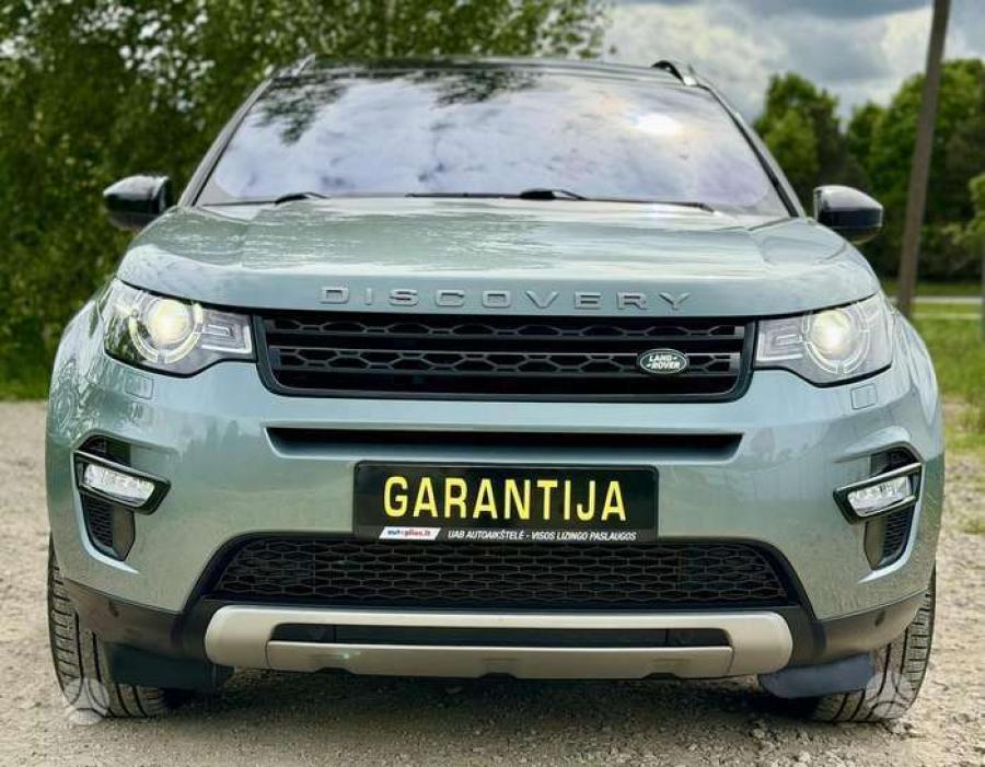 Зеленый Ленд Ровер Discovery Sport 2015 в Шяуляй, объемом двигателя 2.18 л и пробегом 191 тыс. км за 14550 €, фото 6 на AUTOMOTO.COM.LV