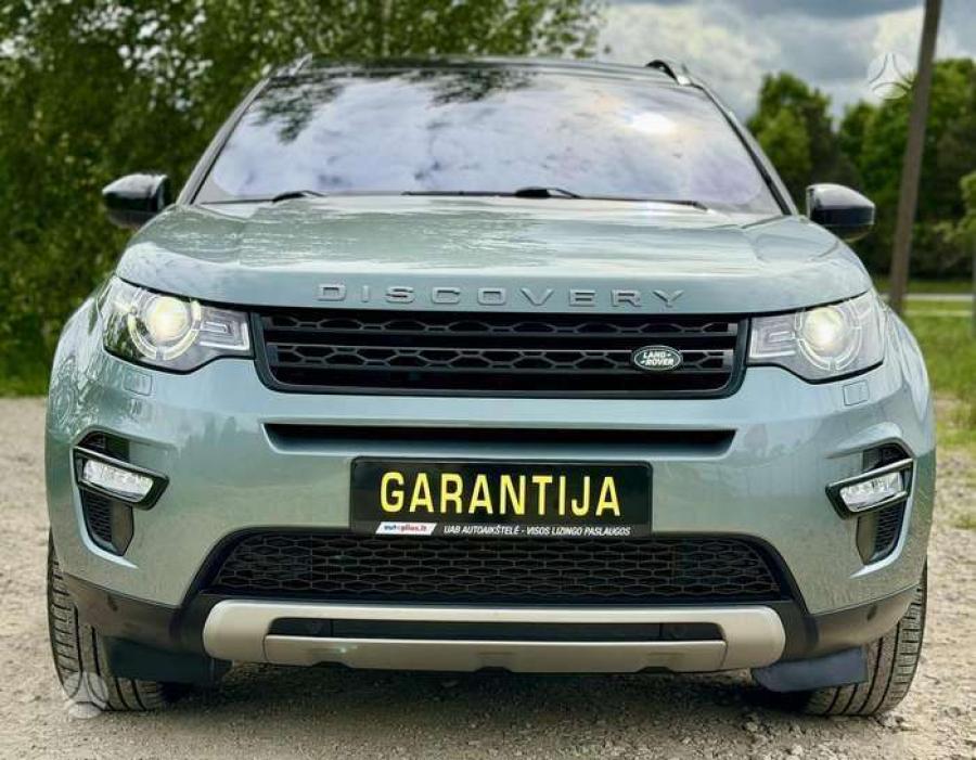 Zaļš Land Rover Discovery Sport 2015 Šauļi, ar dzinēja tilpumu 2.18 L un nobraukumu 191 tūkst. km par 14550 €, foto 6 vietnē AUTOMOTO.COM.LV