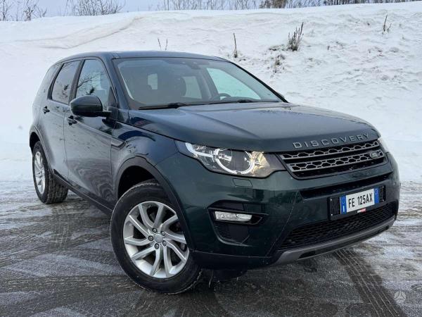 Zaļš Land Rover Discovery Sport 2016 Viļņa, ar dzinēja tilpumu 2.00 L un nobraukumu 114 tūkst. km par 11690 €, foto 1 vietnē AUTOMOTO.COM.LV