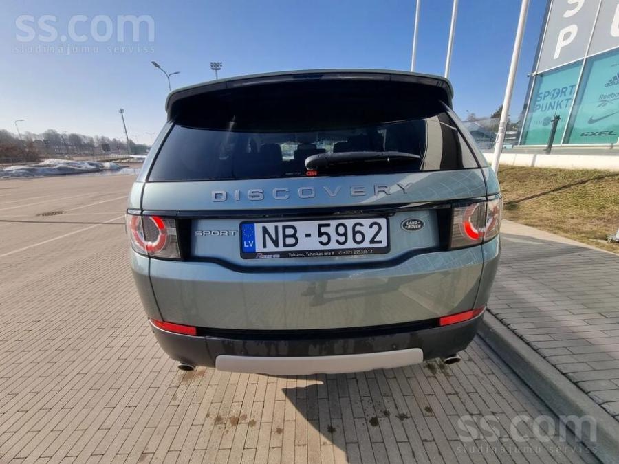 Zaļš Land Rover Discovery Sport 2016 Rēzekne, ar dzinēja tilpumu 2.00 L un nobraukumu 227 tūkst. km par 11500 €, foto 7 vietnē AUTOMOTO.COM.LV