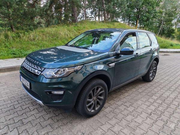 Green Land Rover Discovery Sport 2016 in Vilnius, with an engine capacity of 2.00 L and mileage of 136 thousand km for 11800 €, photo 1 on AUTOMOTO.COM.LV