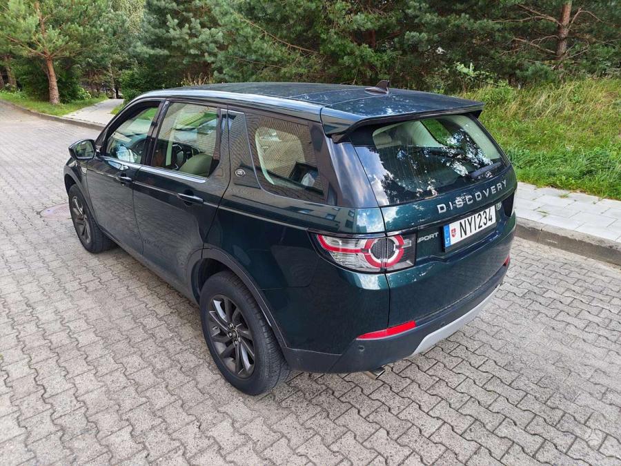 Zaļš Land Rover Discovery Sport 2016 Viļņa, ar dzinēja tilpumu 2.00 L un nobraukumu 136 tūkst. km par 11800 €, foto 5 vietnē AUTOMOTO.COM.LV