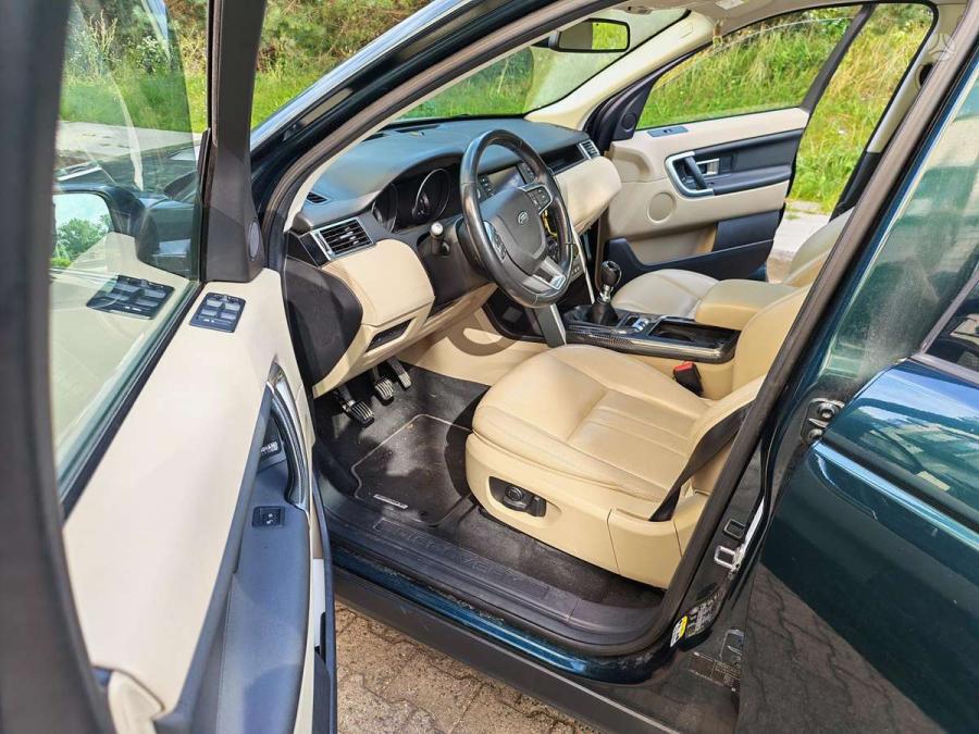 Zaļš Land Rover Discovery Sport 2016 Viļņa, ar dzinēja tilpumu 2.00 L un nobraukumu 136 tūkst. km par 11800 €, foto 7 vietnē AUTOMOTO.COM.LV