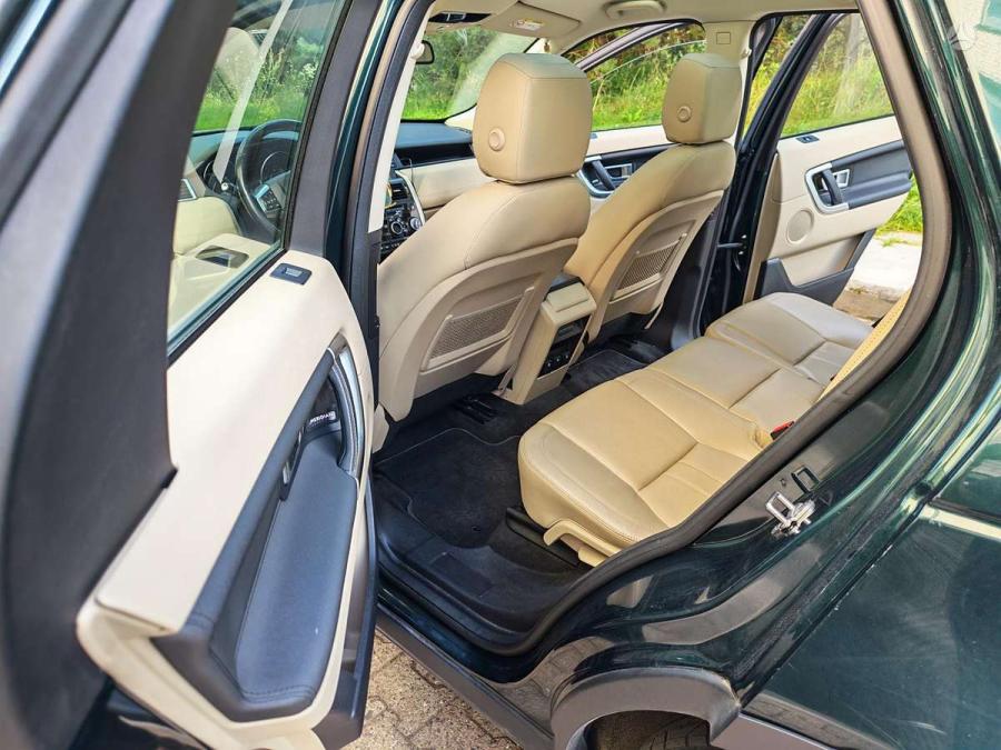 Zaļš Land Rover Discovery Sport 2016 Viļņa, ar dzinēja tilpumu 2.00 L un nobraukumu 136 tūkst. km par 11800 €, foto 9 vietnē AUTOMOTO.COM.LV