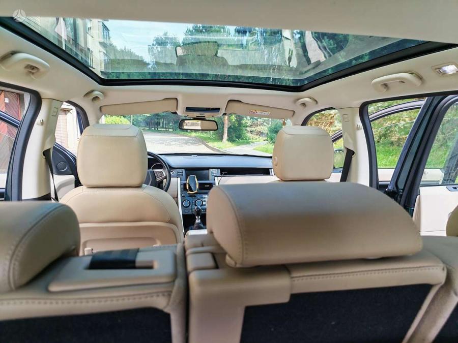 Zaļš Land Rover Discovery Sport 2016 Viļņa, ar dzinēja tilpumu 2.00 L un nobraukumu 136 tūkst. km par 11800 €, foto 20 vietnē AUTOMOTO.COM.LV
