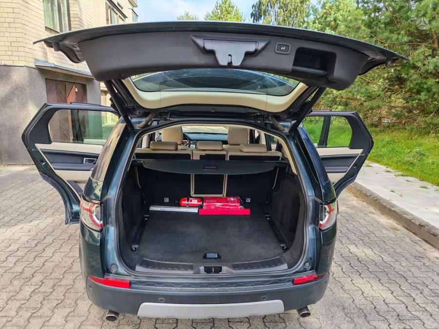 Zaļš Land Rover Discovery Sport 2016 Viļņa, ar dzinēja tilpumu 2.00 L un nobraukumu 136 tūkst. km par 11800 €, foto 22 vietnē AUTOMOTO.COM.LV