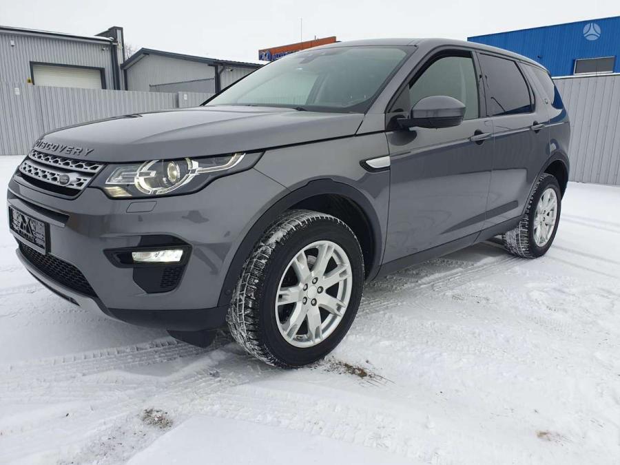 Серый Ленд Ровер Discovery Sport 2015 в Шяуляй, объемом двигателя 2.20 л и пробегом 234 тыс. км за 12800 €, фото 8 на AUTOMOTO.COM.LV