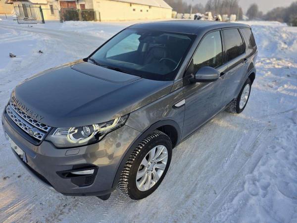 Pelēks Land Rover Discovery Sport 2015 Tauragė, ar dzinēja tilpumu 2.00 L un nobraukumu 152 tūkst. km par 9350 €, foto 5 vietnē AUTOMOTO.COM.LV