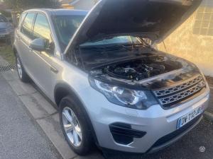 Pelēks Land Rover Discovery Sport 2015 Tauragė, ar dzinēja tilpumu 2.00 L un nobraukumu 80 tūkst. km par 4950 €, foto  vietnē AUTOMOTO.COM.LV