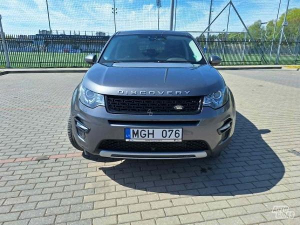 Pelēks Land Rover Discovery Sport 2015 Jonava, ar dzinēja tilpumu 2.20 L un nobraukumu 403 tūkst. km par 6700 €, foto 1 vietnē AUTOMOTO.COM.LV