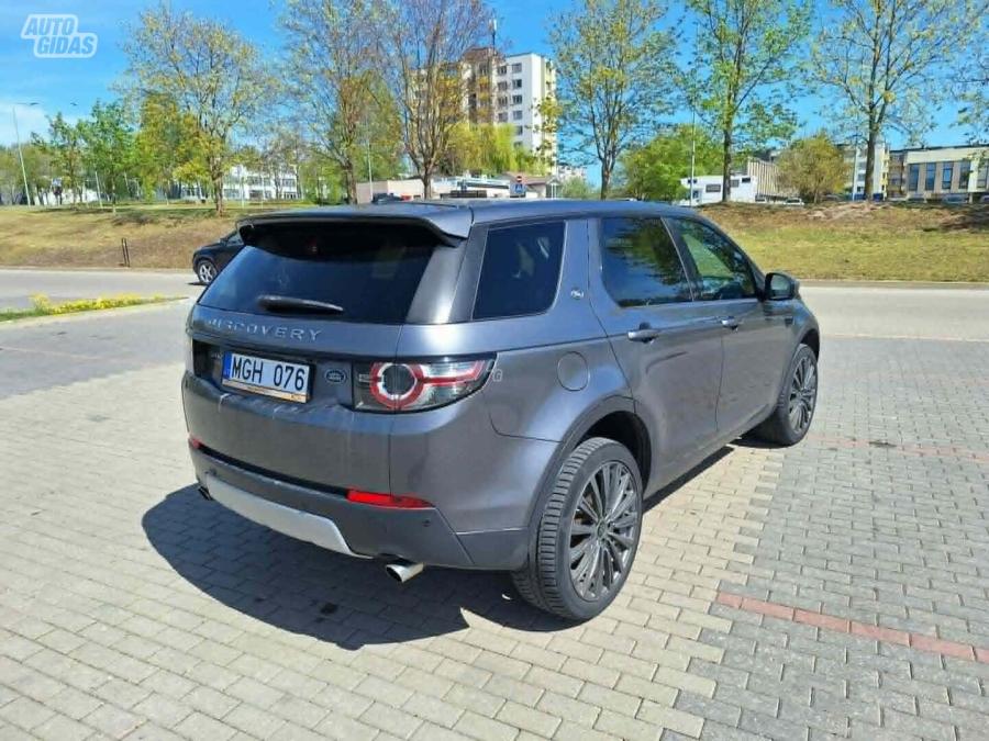 Pelēks Land Rover Discovery Sport 2015 Jonava, ar dzinēja tilpumu 2.20 L un nobraukumu 403 tūkst. km par 6700 €, foto 7 vietnē AUTOMOTO.COM.LV