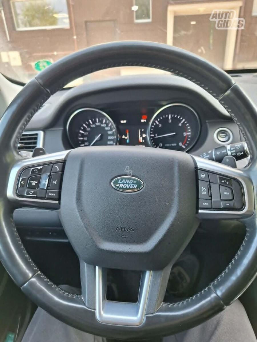 Pelēks Land Rover Discovery Sport 2015 Jonava, ar dzinēja tilpumu 2.20 L un nobraukumu 403 tūkst. km par 6700 €, foto 11 vietnē AUTOMOTO.COM.LV