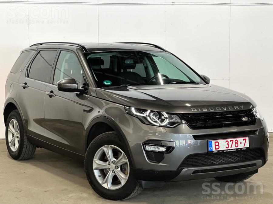 Grey Land Rover Discovery Sport 2015 in Jurmala, with an engine capacity of 2.20 L and mileage of 222 thousand km for 12950 €, photo 4 on AUTOMOTO.COM.LV