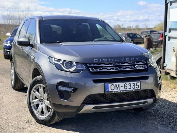 Серый Ленд Ровер Discovery Sport 2015 в Рига, объемом двигателя 2.20 л и пробегом 189 тыс. км за 13995 €, фото 1 на AUTOMOTO.COM.LV